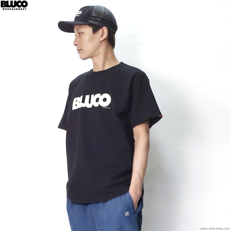 BLUCO ブルコ PRINT TEE -Logo- (BLACK) [1201-3A09] メンズ 半袖TEE Tシャツ ロゴ ...
