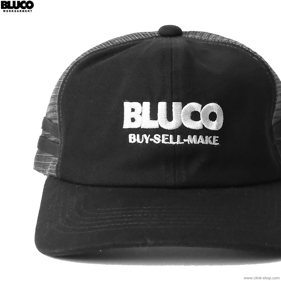 BLUCO ブルコ MESH CAP -Logo- (BLK-GRY) [1406-3A04] メンズ メッシュキャップ ロゴ : CLINK - 通販 - Yahoo!ショッピング