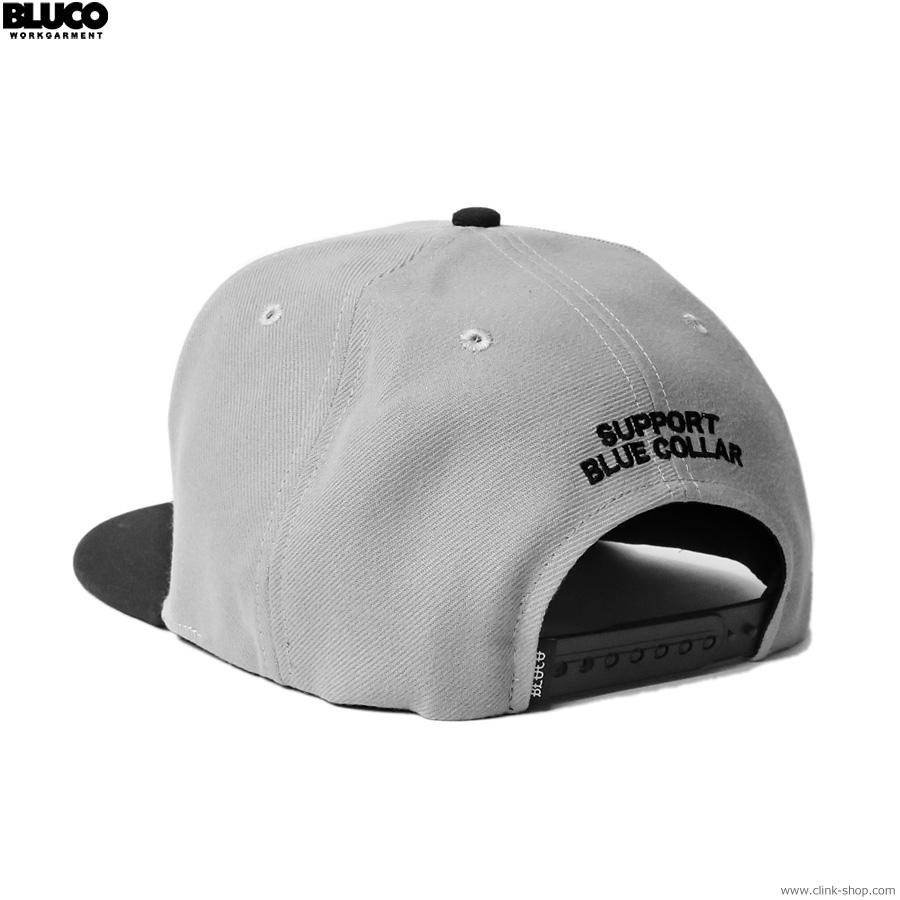 BLUCO ブルコ 6-PANEL CAP -LOGO- (GRAY) [145-61-019] スナップバック ロゴ キャップ : CLINK - 通販 - Yahoo!ショッピング