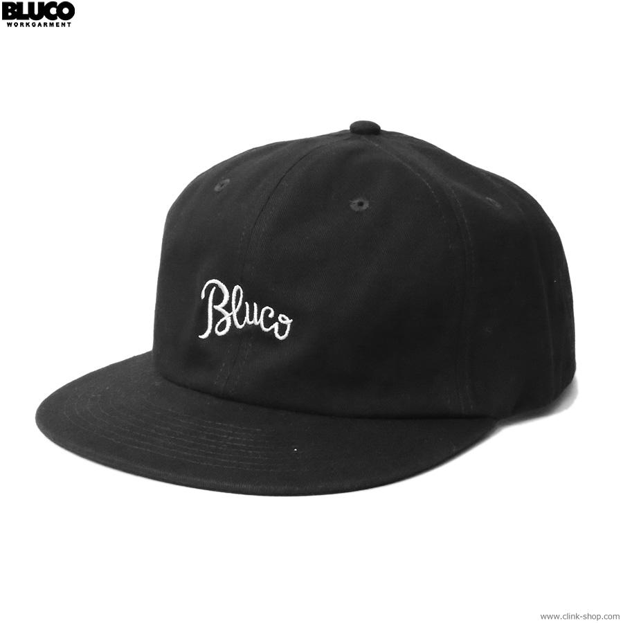BLUCO ブルコ 6-PANEL CAP -SCRIPT- (BLACK) [145-61-021] スナップバック ロゴ キャップ : CLINK - 通販 - Yahoo!ショッピング