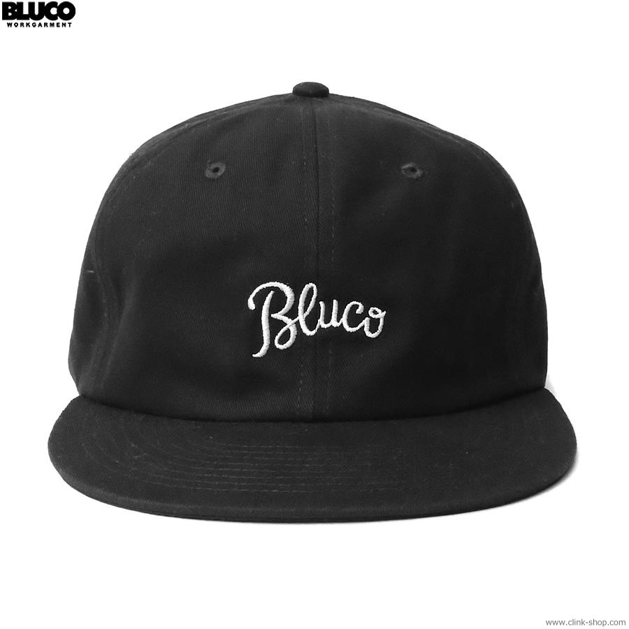 BLUCO ブルコ 6-PANEL CAP -SCRIPT- (BLACK) [145-61-021] スナップバック ロゴ キャップ : CLINK - 通販 - Yahoo!ショッピング