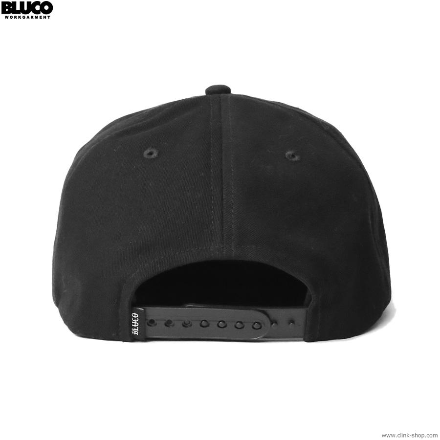 BLUCO ブルコ 6-PANEL CAP -SCRIPT- (BLACK) [145-61-021] スナップバック ロゴ キャップ : CLINK - 通販 - Yahoo!ショッピング