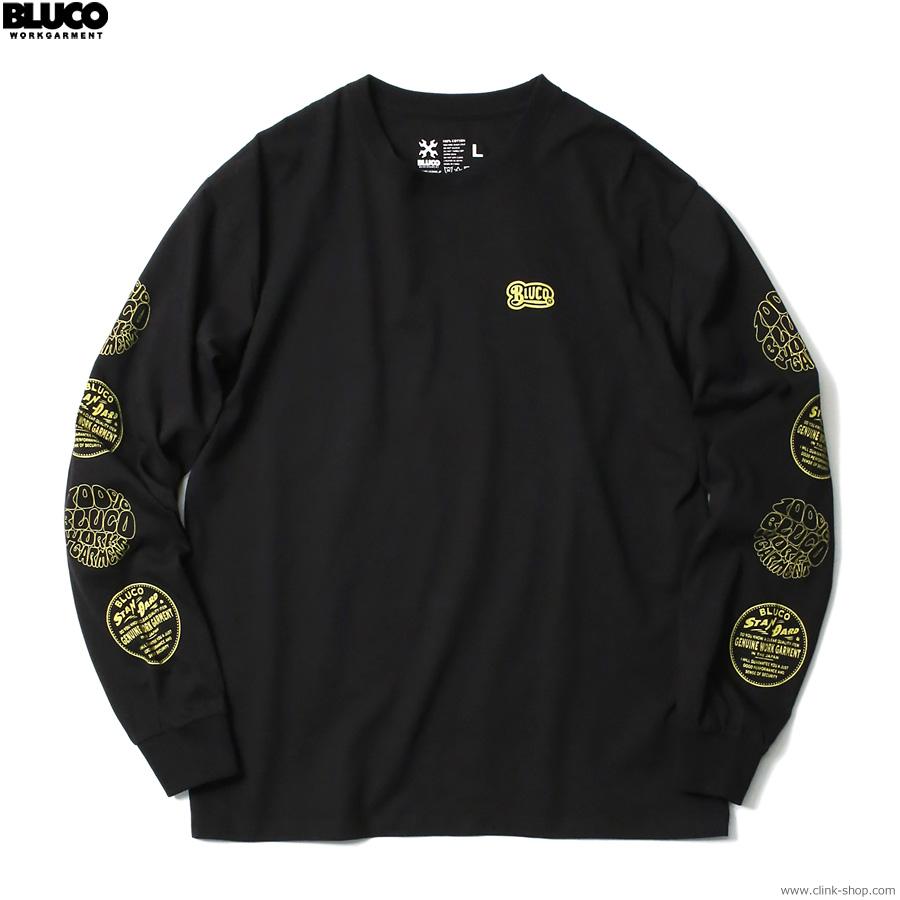 BLUCO（ブルコ） BLUCO PRINT L/S TEE - Old Logo - (BLACK) [141-12-002] メンズ 長袖 ...
