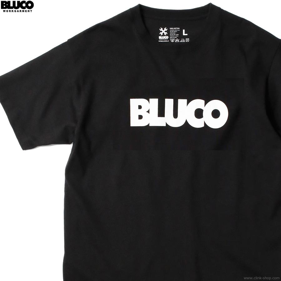 BLUCO ブルコ PRINT TEE - Logo (BLACK) [143-22-001] メンズ 半袖TEE Tシャツ ロゴ ...