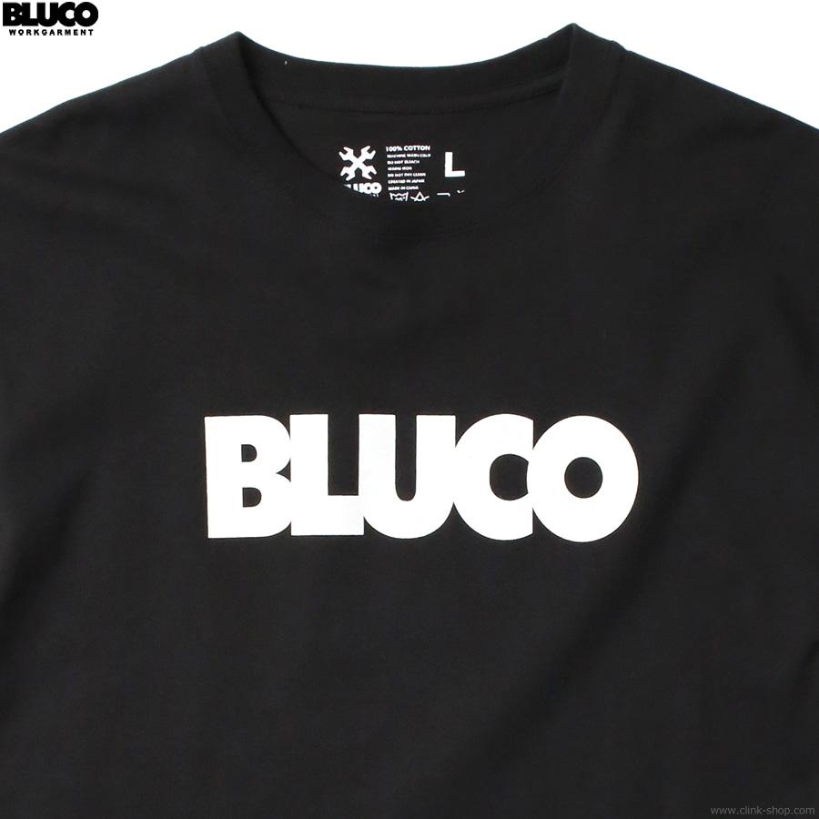 BLUCO ブルコ PRINT TEE - Logo (BLACK) [143-22-001] メンズ 半袖TEE Tシャツ ロゴ ...