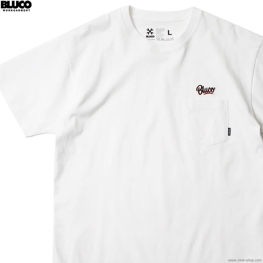 BLUCO ブルコ POCKET TEE - Script (WHITE) [143-22-005] メンズ 半袖TEE Tシャツ ロゴ : CLINK - 通販 - Yahoo!ショッピング
