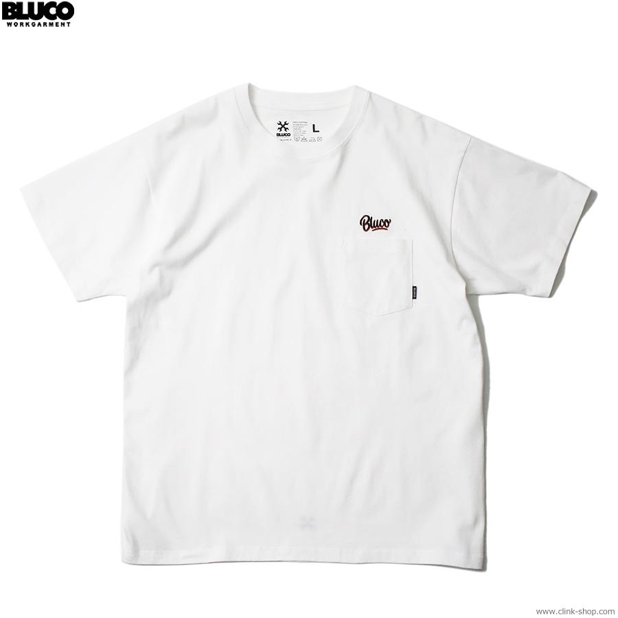 BLUCO ブルコ POCKET TEE - Script (WHITE) [143-22-005] メンズ 半袖TEE Tシャツ ロゴ : CLINK - 通販 - Yahoo!ショッピング