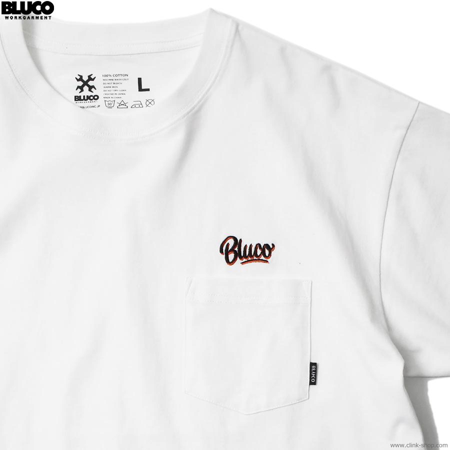 ブルコ BLUCO POCKET TEE - Script - (WHITE) [143-22-005] メンズ 半袖TEE Tシャツ ロゴ :blc24s14322005wt:CLINK ...