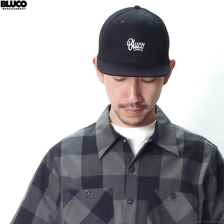BLUCO ブルコ 6PANEL MESH CAP - Script (BLACK) [143-61-002] メッシュキャップ : CLINK - 通販 - Yahoo!ショッピング