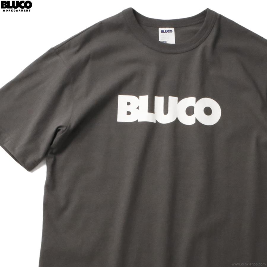 BLUCO 2025年春夏新作 ブルコ PRINT TEE -Logo- (CHARCOAL) [153-22-006] ロゴT ...