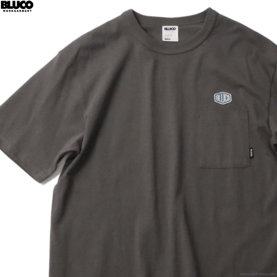 BLUCO 2025年春新作 ブルコ 半袖Tシャツ POCKET TEE -Hex- (CHARCOAL) [153-22-009] : CLINK - 通販 - Yahoo!ショッピング