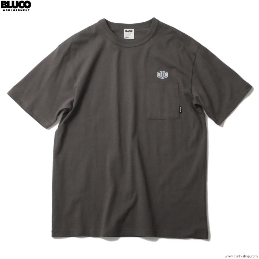 BLUCO 2025年春新作 ブルコ 半袖Tシャツ POCKET TEE -Hex- (CHARCOAL) [153-22-009] : CLINK - 通販 - Yahoo!ショッピング