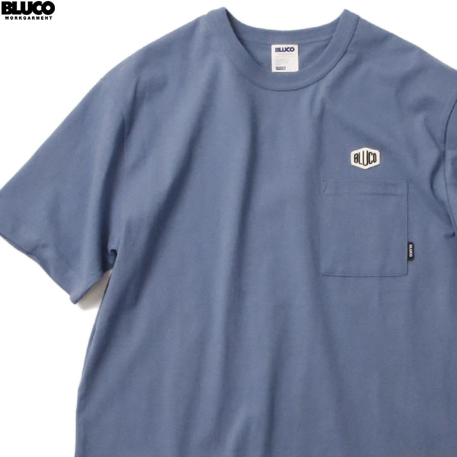 BLUCO 2025年春新作 ブルコ 半袖Tシャツ POCKET TEE -Hex- (SLATE BLUE) [153-22-009] : CLINK - 通販 - Yahoo!ショッピング
