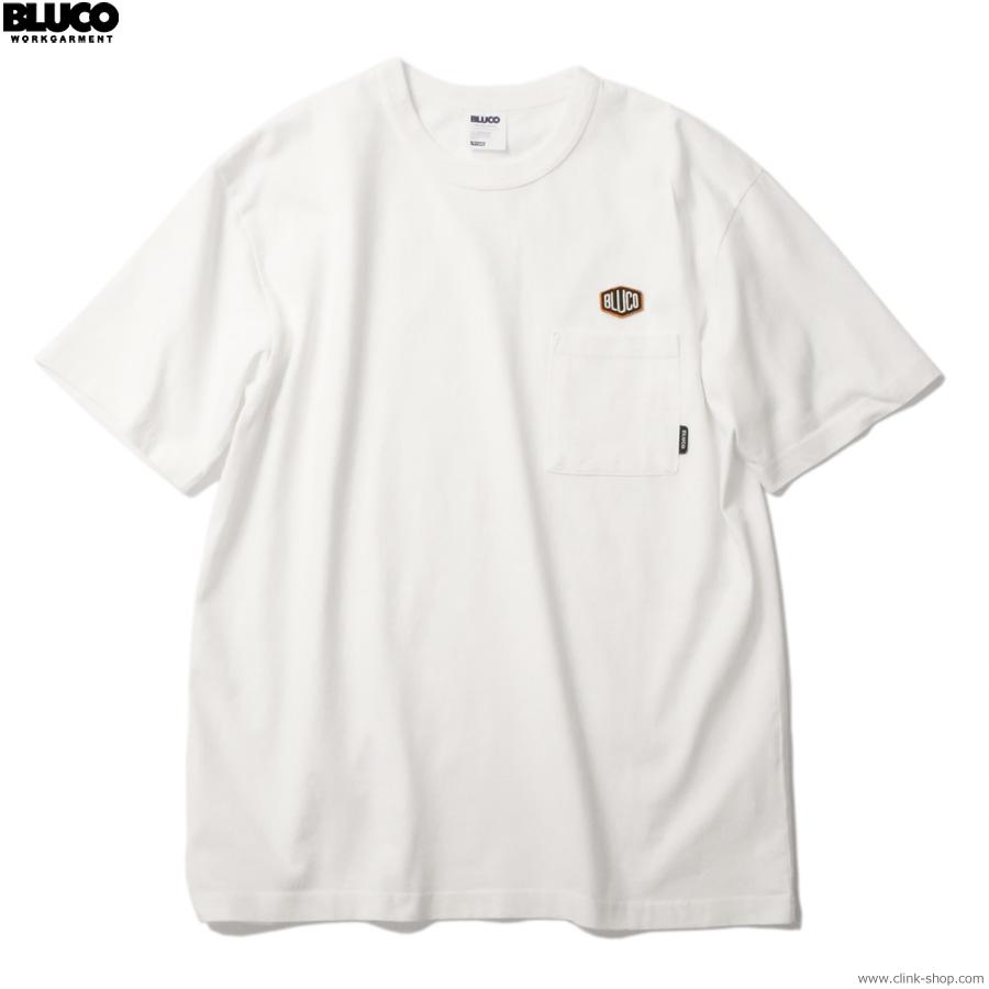 BLUCO 2025年春新作 ブルコ 半袖Tシャツ POCKET TEE -Hex- (WHITE) [153-22-009] : CLINK - 通販 - Yahoo!ショッピング