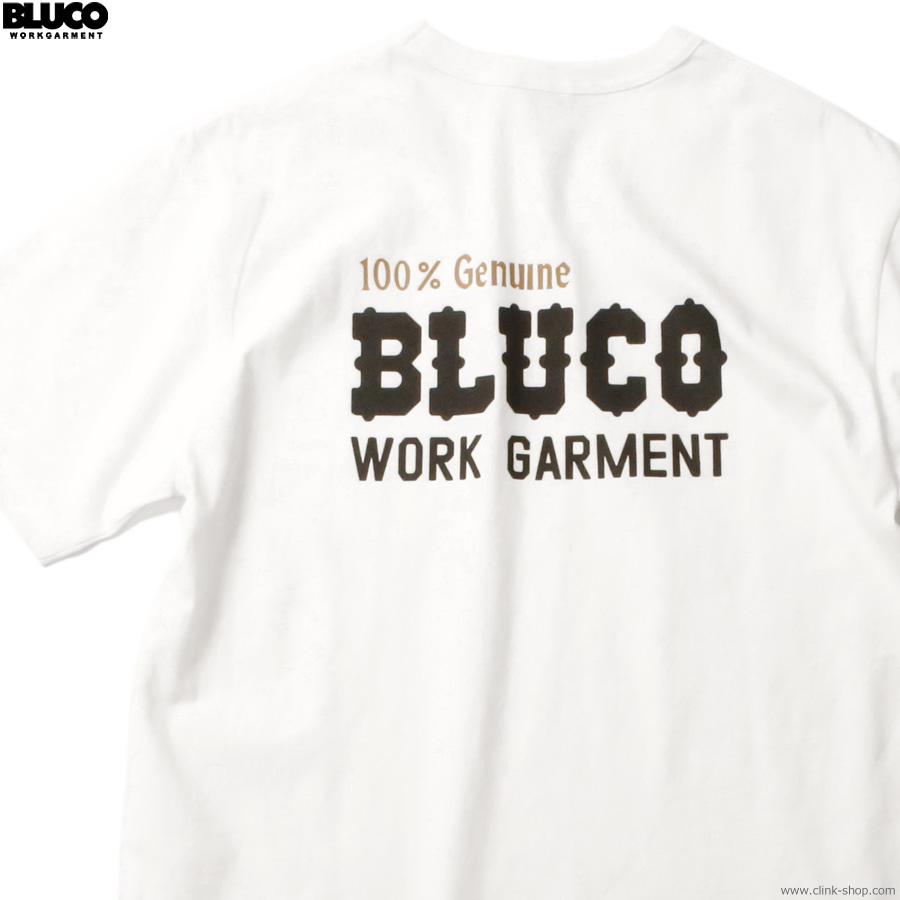BLUCO 2025年春夏新作 ブルコ POCKET TEE -Bolt- (WHITE) [153-22-012] ロゴT ポケットTE ...
