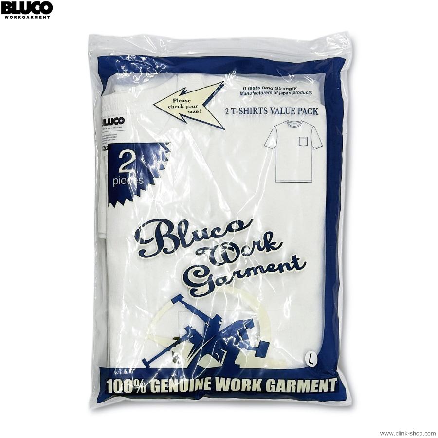 BLUCO 2025年春夏新作 ブルコ 2-PACK POCKET TEE (WHITE) [153-22-014] ロゴT ポケットTE : CLINK - 通販 - Yahoo!ショッピング