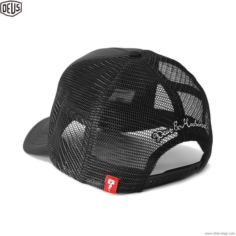 DEUS EX MACHINA デウス エクス マキナ VENICE ADDRESS TRUCKER (BLACK) メンズ CAP ...