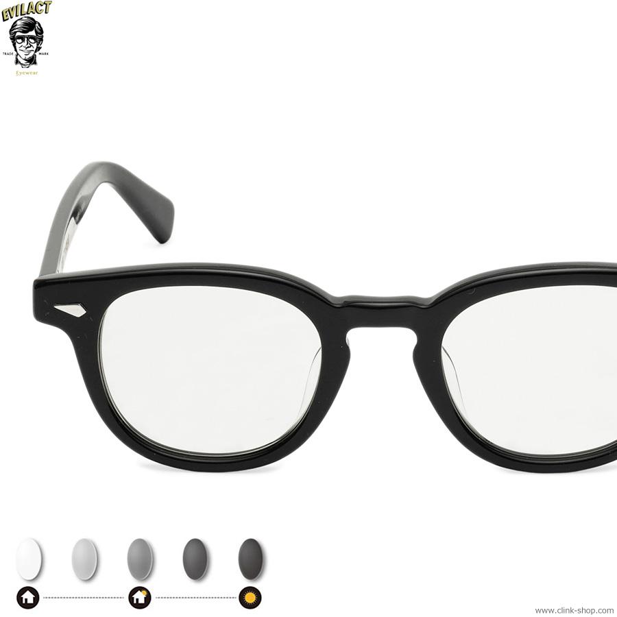 イーブルアクト EVILACT EYEWEAR ACE - BLACK/COLOR PHOTOCHROMIC SMOKE LENS [EAE23-17-01] : CLINK - 通販 ...