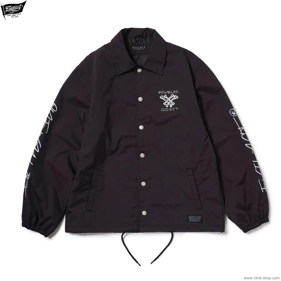 EVILACT イーブルアクト CROSS BONE WIND BREAKER (BLACK) [EA25-ACT2-J02] アウタ : CLINK - 通販 - Yahoo!ショッピング