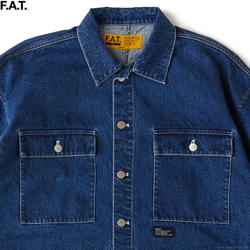 エフエーティー F.A.T. GENUINE (BLUE) [F32310-SH03] メンズ トップス ジャケット デニムジャケット : fat23s32310sh03bl : CLINK ...