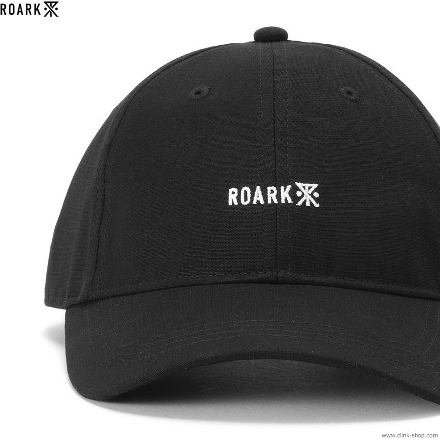ROARK REVIVAL ロアーク リバイバル "LOGO" 6PANEL CAP - LOW HEIGHT (BLACK) メンズ ...