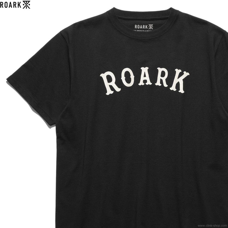 ROARK REVIVAL ロアーク リバイバル "MEDIEVAL LOGO" FINE TECH DRY TEE (BLACK) メンズ ...