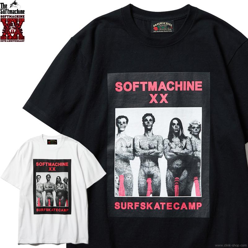 Softmachine ソフトマシーン SOFTMACHINE PULL YOUR SOX UP-T [SURFSKATECAMP×SOFTMACHINE] コラボ サーフスケートキャンプ ...