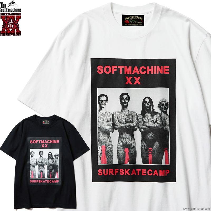 Softmachine ソフトマシーン SOFTMACHINE PULL YOUR SOX UP-T [SURFSKATECAMP×SOFTMACHINE] コラボ サーフスケートキャンプ ...