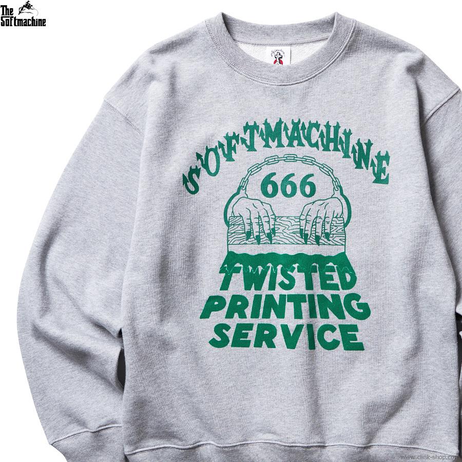 Softmachine ソフトマシーン SOFTMACHINE TPS SWEAT (GRAY) メンズ スウェット トレーナー クルーネック : CLINK - 通販 - Yahoo!ショッピング