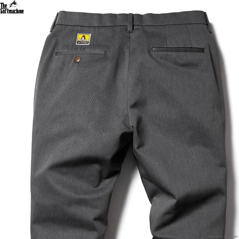 Softmachine ソフトマシーン SOFTMACHINE EDWARD PANTS (GRAY) メンズ ボトムス ワークパンツ ...