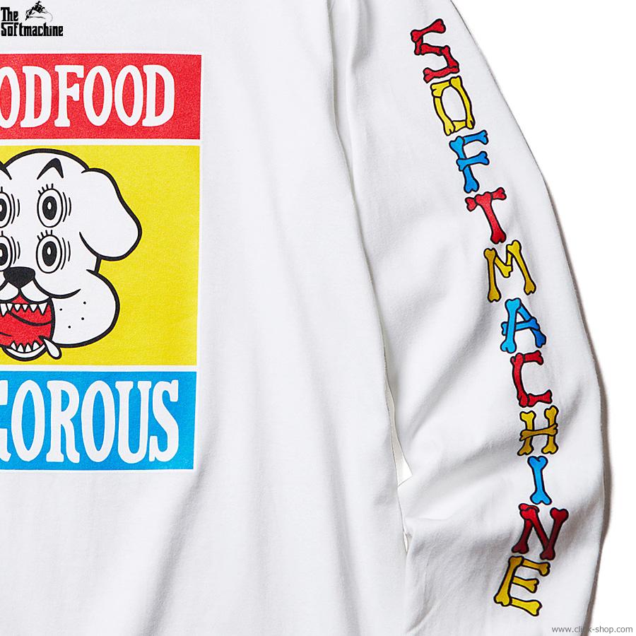 Softmachine ソフトマシーン SOFTMACHINE VIGOROUS L/S (WHITE) TATTO タトゥーデザイン ロンT 長袖Tシャツ メンズ オールシーズン 綿100 ...