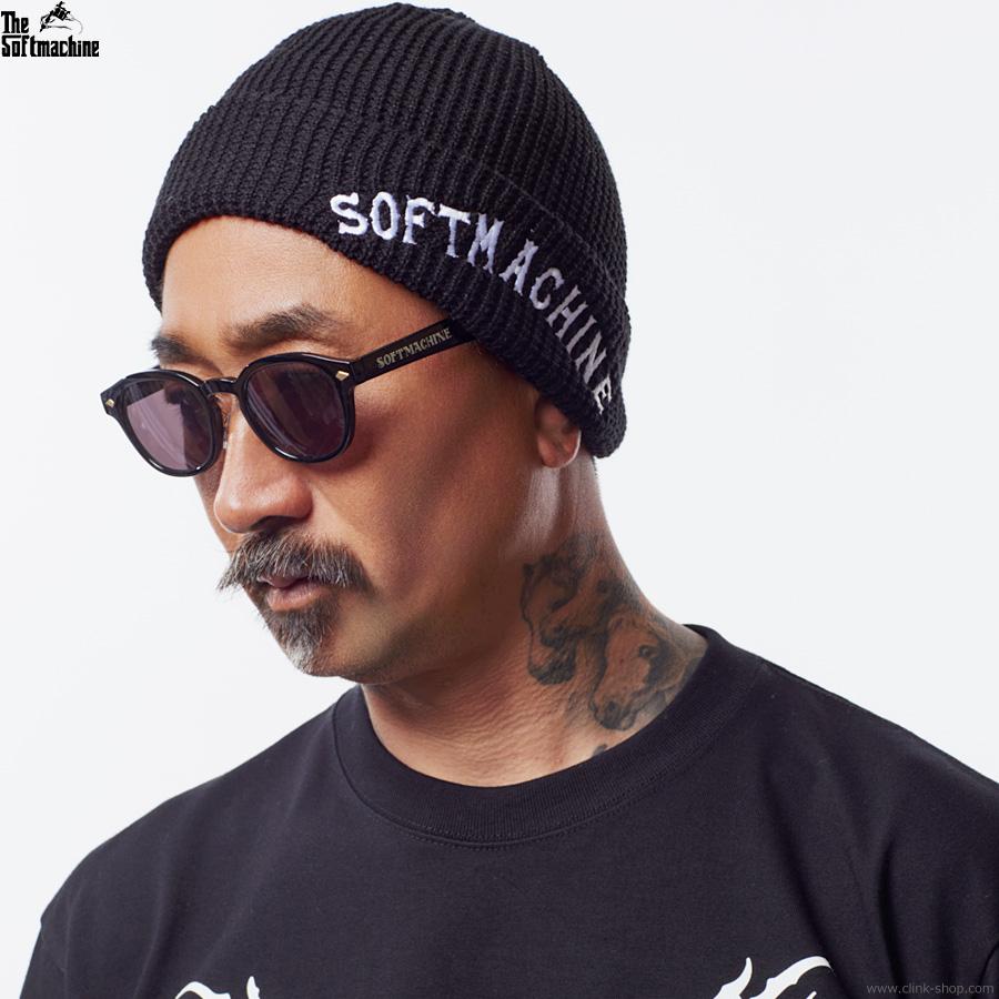 Softmachine ソフトマシーン SOFTMACHINE GEORGE KNIT CAP (BLACK) ニットキャップ ビーニー ロゴ : CLINK - 通販 - Yahoo!ショッピング