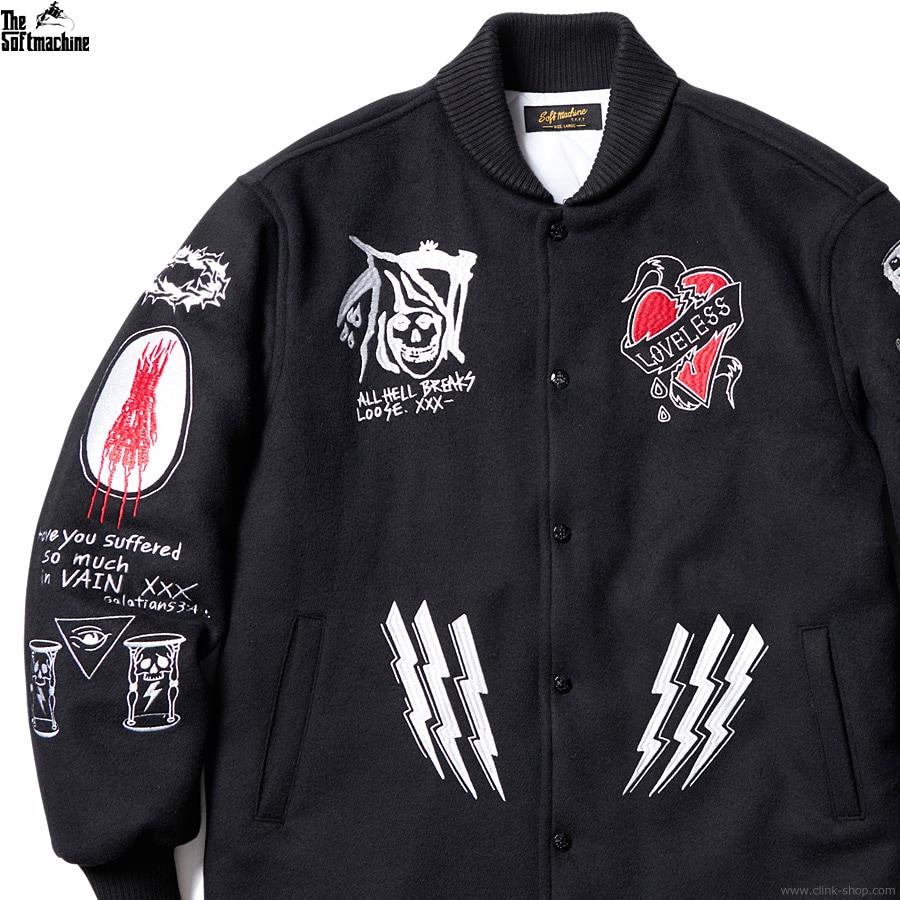 ソフトマシーン SOFTMACHINE FEAR COAT TATTO タトゥーデザイン ファラオコート メルトン 中綿キルティング : smc24aw16 : CLINK - 通販 ...