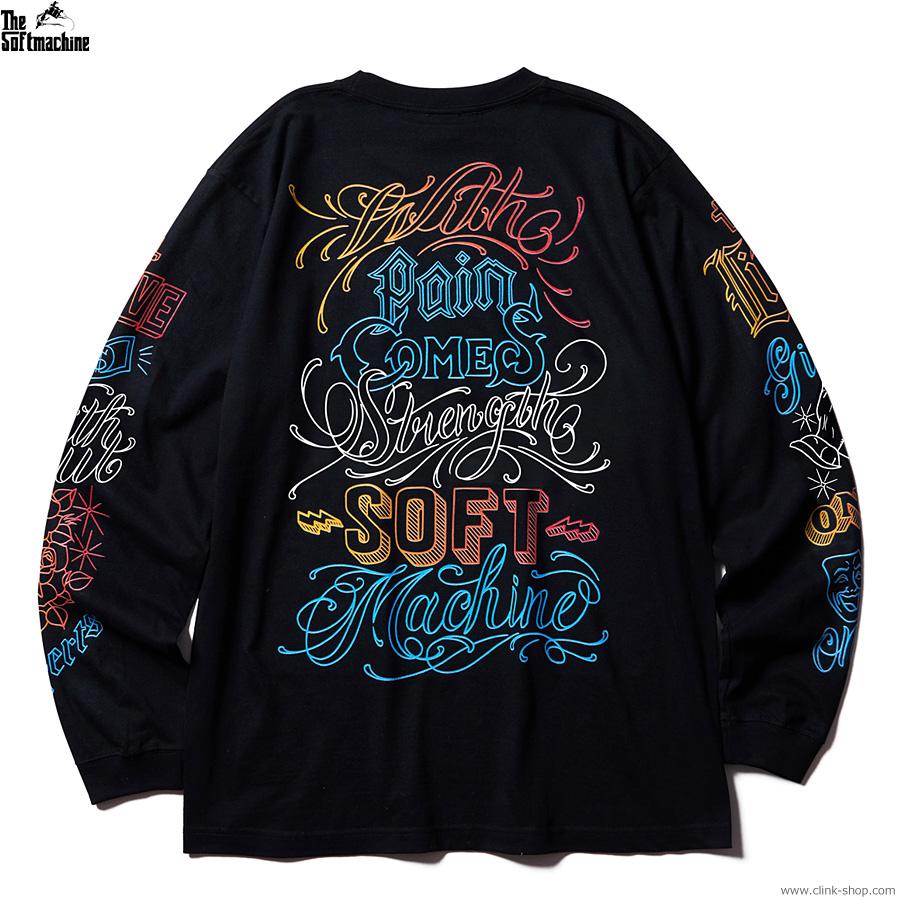 Softmachine ソフトマシーン SOFTMACHINE WAY OF LIVING L/S (BLACK) メンズ 長袖Tシャツ ロンT TATTOO タトゥー : CLINK ...