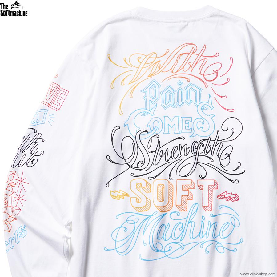 Softmachine ソフトマシーン SOFTMACHINE WAY OF LIVING L/S (WHITE) メンズ 長袖Tシャツ ロンT TATTOO タトゥー : CLINK ...