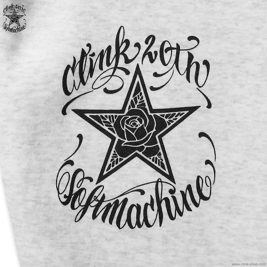Softmachine（ソフトマシーン） × CLINK 20TH STAR HOODED (ASH) コラボ プルオーバーパーカー TATTOO タトゥー : CLINK - 通販 ...