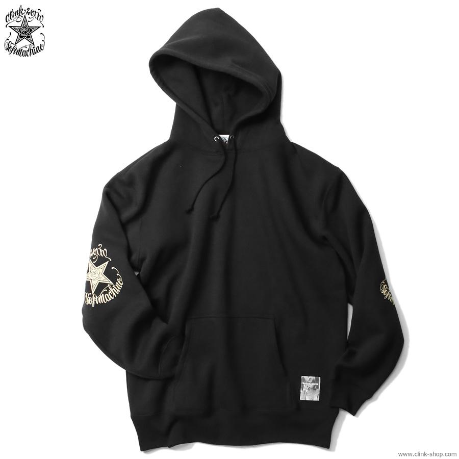 Softmachine ソフトマシーン SOFTMACHINE × CLINK 20TH STAR HOODED (BLACK) コラボ プルオーバーパーカー TATTOO タトゥー ...