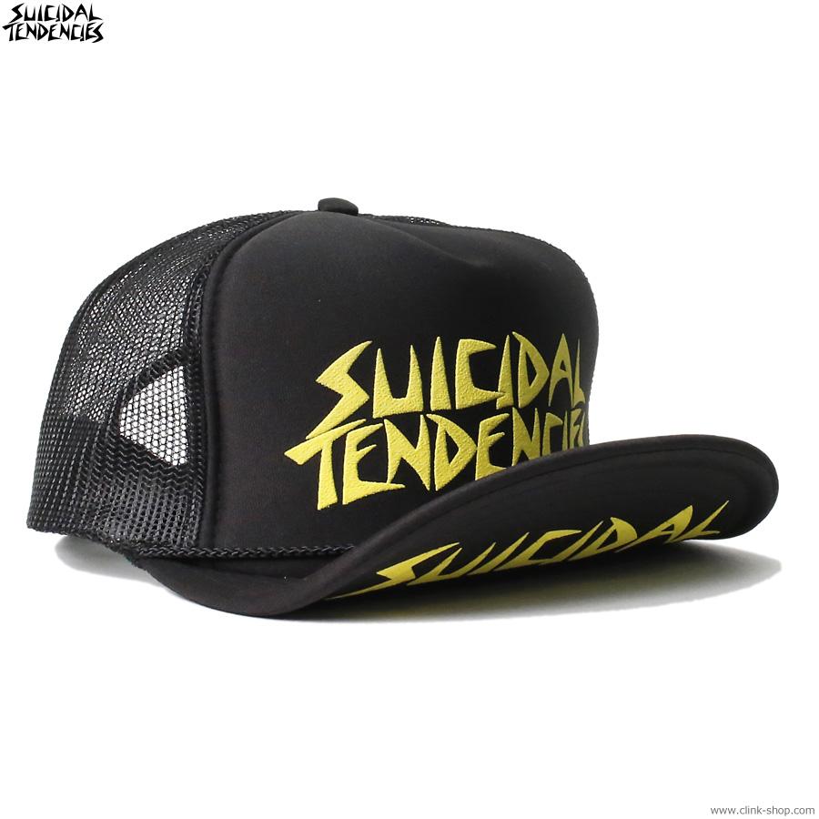 スイサイダルテンデンシーズ SUICIDAL TENDENCIES OG FLIP UP HAT - FLUO YELLOW フリップアップ メッシュ : sxtcpylw : CLINK ...