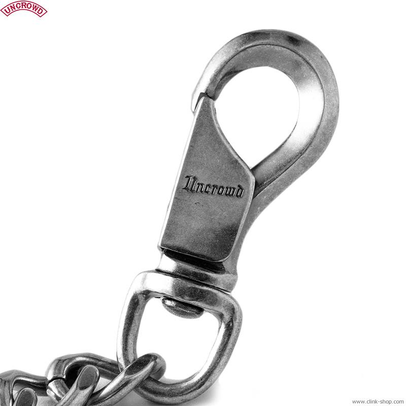 アンクラウド UNCROWD WALLET CHAINS (SILVER) [231-75-001] ウォレットチェーン 真鍮 ブラス ...