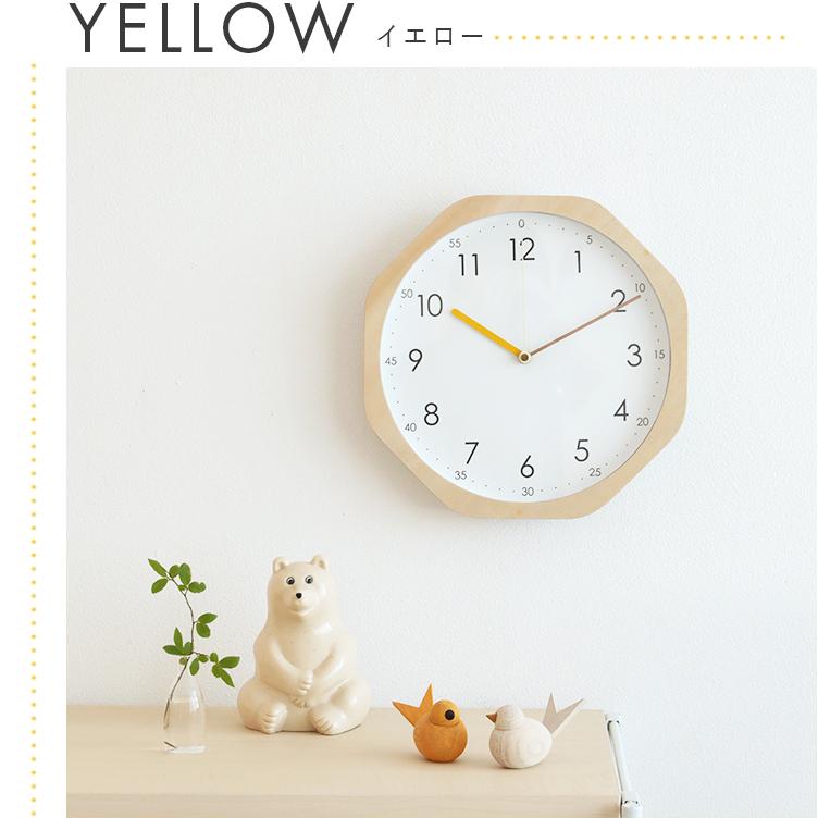 知育時計 壁掛け時計 電波時計 ilo イロ aina [アイナ] こども 子供 時計 北欧 かわいい おしゃれ 掛け時計 シンプル 子ども ...
