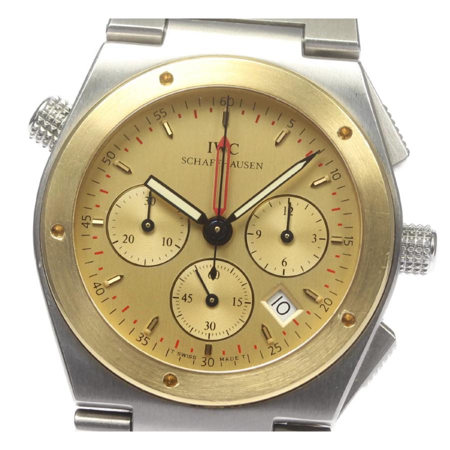IWC SCHAFFHAUSEN ※訳あり 【IWC】インヂュニア 3805-005 クロノグラフ デイト メンズ : CLOSER ...