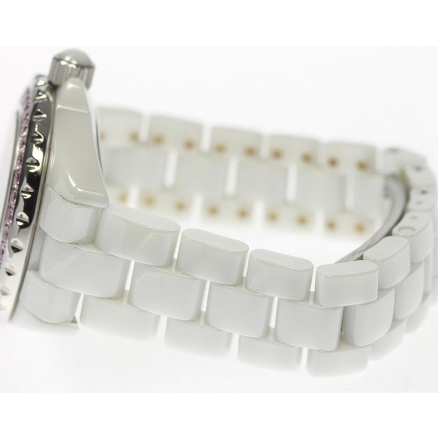CHANEL 【CHANEL】シャネル J12 白セラ H1181 ピンクサファイヤベゼル 33mm QZ レディース : CLOSER Yahoo!ショップ - 通販 - Yahoo!ショッピング