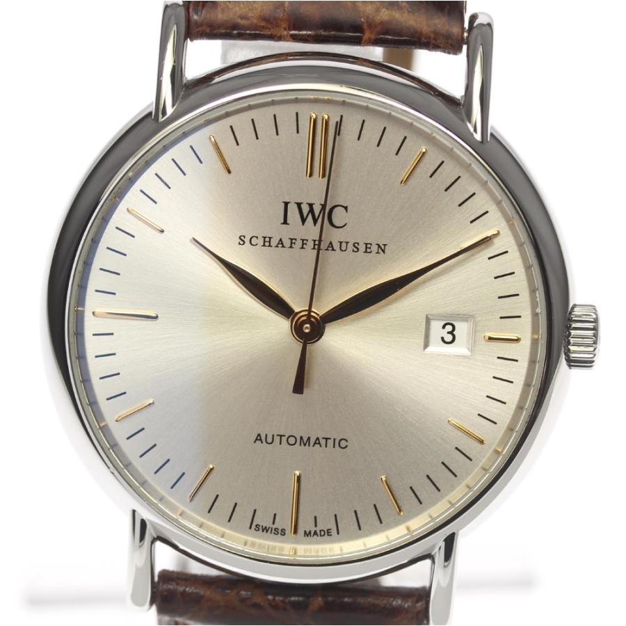IWC SCHAFFHAUSEN（IWCシャフハウゼン） 【IWC】ポートフィノ IW356303 自動巻き 革ベルト メンズ【ev10 ...