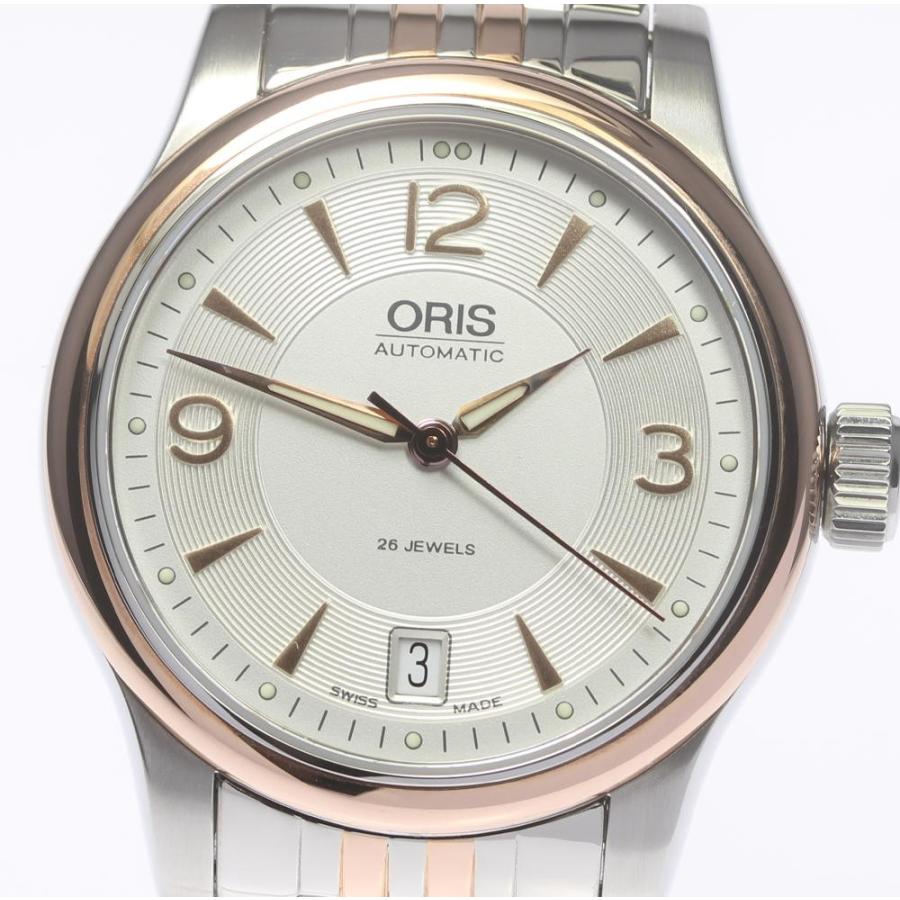 ORIS 美品★箱【ORIS】オリス クラシック 733 7578 4331M 自動巻き メンズ【ev10】 : CLOSER Yahoo ...