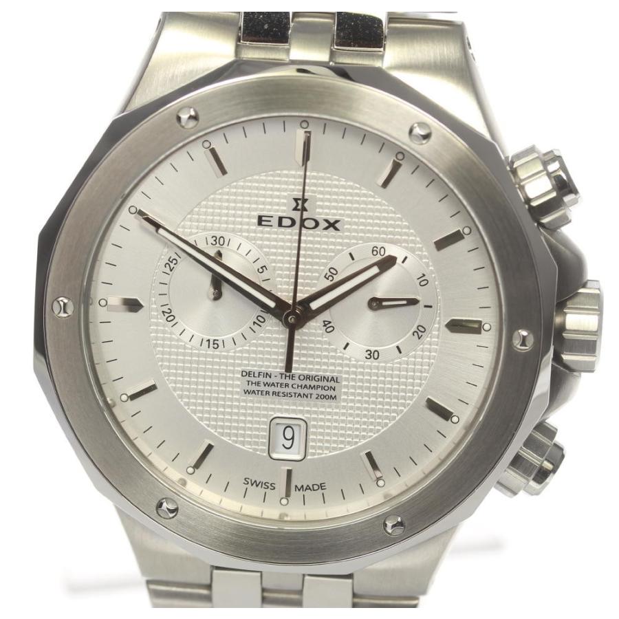 ☆極美品【EDOX】エドックス デルフィン デイト クロノグラフ 10110-3M-AIN クォーツ メンズ :507276:CLOSER Yahoo!ショップ - 通販 - Yahoo!ショッピング