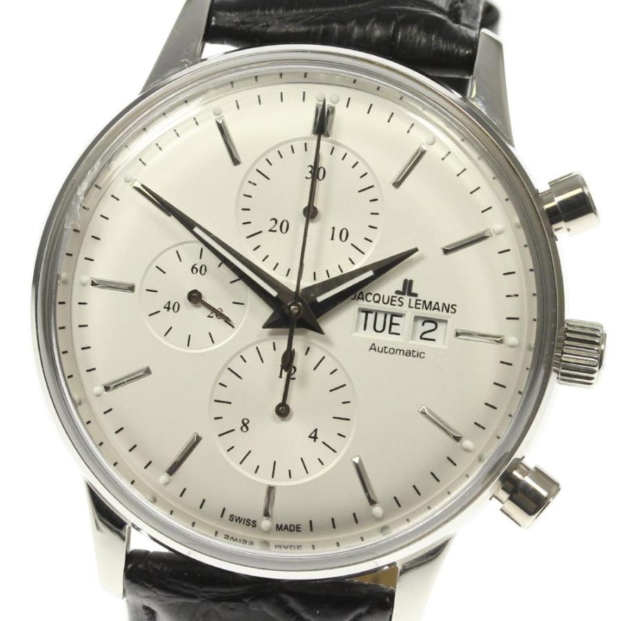 【JACQUES LEMANS】ジャックルマン クラシック デイデイト クロノグラフ N-208 自動巻き メンズ : CLOSER Yahoo!ショップ - 通販 - Yahoo!ショッピング