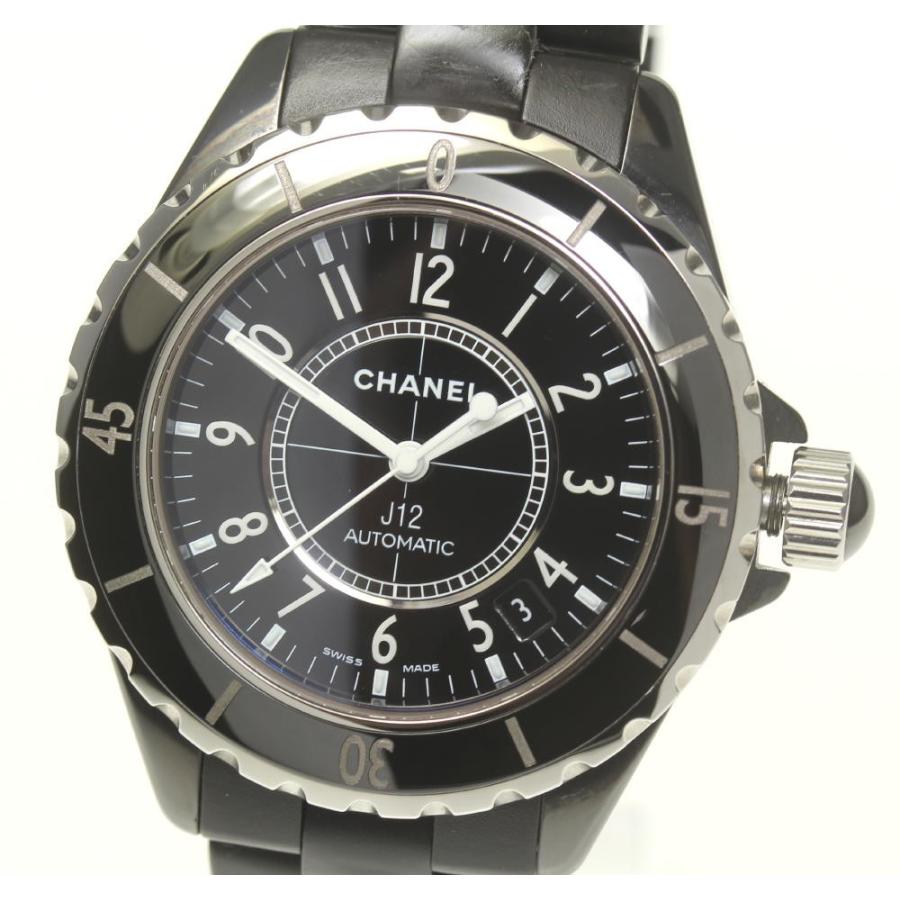 CHANEL ☆訳あり【CHANEL】シャネル J12 黒セラ H0683 自動巻き メンズ : CLOSER Yahoo!ショップ - 通販 ...