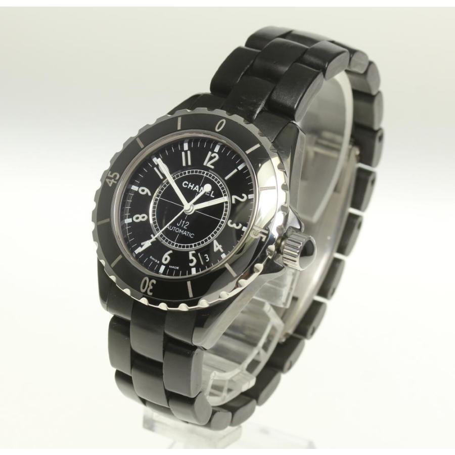 CHANEL ☆訳あり【CHANEL】シャネル J12 黒セラ H0683 自動巻き メンズ : CLOSER Yahoo!ショップ - 通販 ...