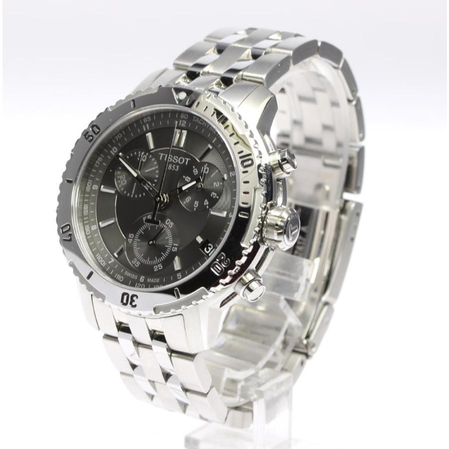 TISSOT ☆美品【TISSOT】ティソ クロノグラフ T067417 クォーツ メンズ : CLOSER Yahoo!ショップ - 通販 ...