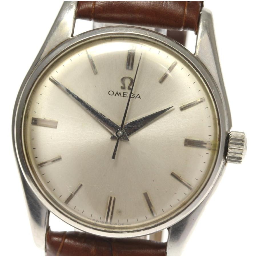 OMEGA 【OMEGA】オメガ ラウンド cal,520 アンティーク 手巻き 革ベルト メンズ【ev05】 : CLOSER Yahoo ...